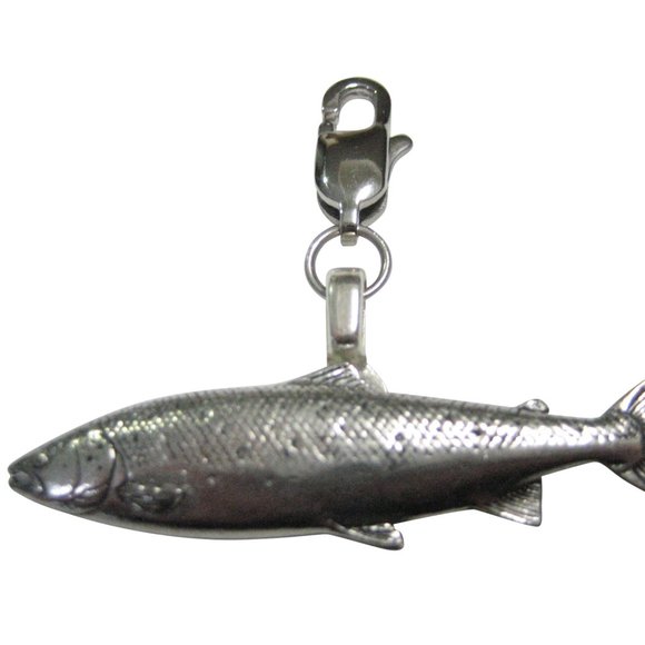 Kiola Designs | Accessories | Atlantic Salmon Fish Pendant Zipper Pull ...